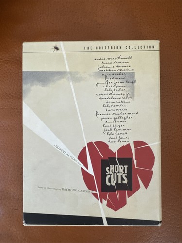 Short Cuts (DVD, 2004, 2-Disc Set) Robert Altman. Criterion Collection ...