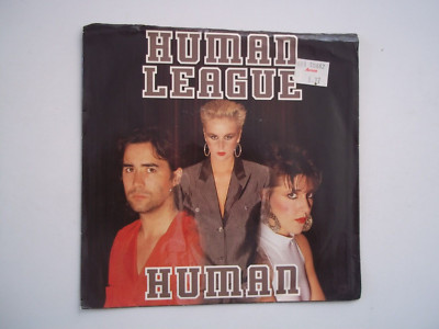 HUMAN LEAGUE - Human / Human (Instrumental) - 45 RPM 7" Record 1986 ...