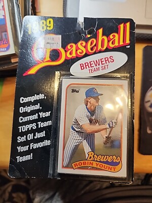 1989 TOPPS BASEBALL CARD MILWAUKEE BREWERS TEAM SET FACTORY SEALED ...