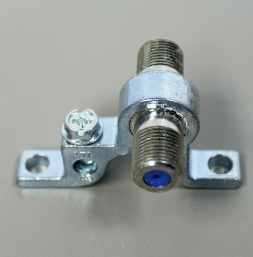 Single Coax Ground Block RG6 RG59 TV F RF Female Cable CATV HD 5MHz ...