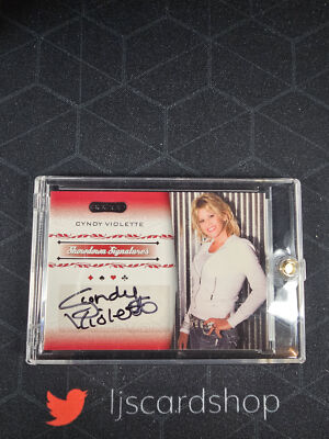2007 Razor Poker Cyndy Violette SS-44 Showdown Signatures Encased C SPM ...