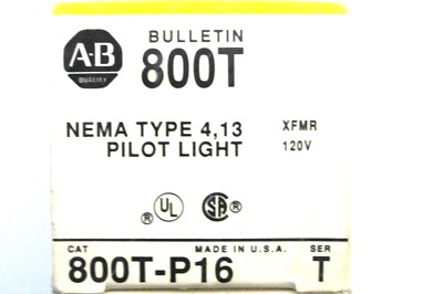 NEW ALLEN BRADLEY 800T-P16 PILOT LIGHT 800TP16 | eBay
