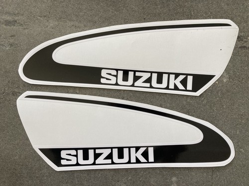 Suzuki 1975 TM75 Tank Decal Set / Sticker Kit (Black Tank Decals) | eBay