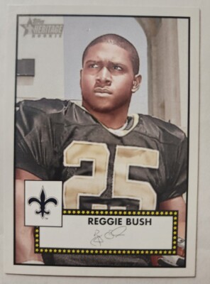 2006 Topps Heritage #312 Reggie Bush RC Rookie USC Saints SP! | eBay