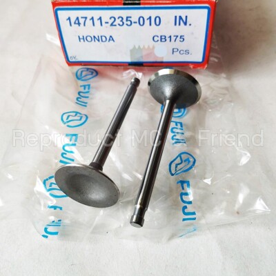 2x Inlet Valve Valves For Honda CA175 CB175 CD175 CL175 CB200 CB200T ...
