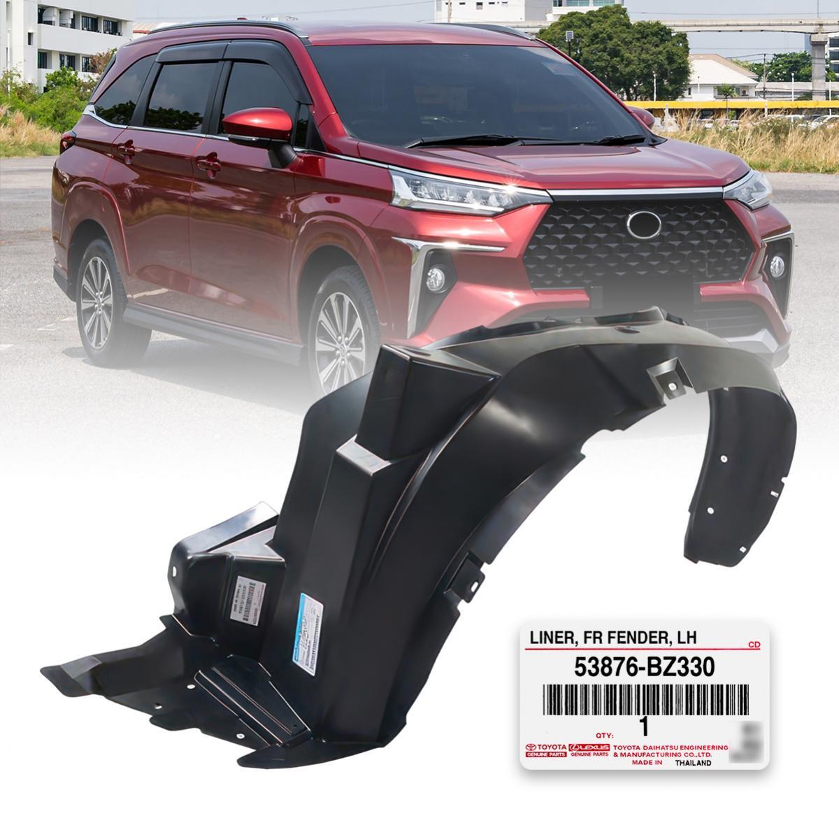 Plastic Inner Fender Liner LH Left For Toyota Avanza Veloz 2022-2024 ...