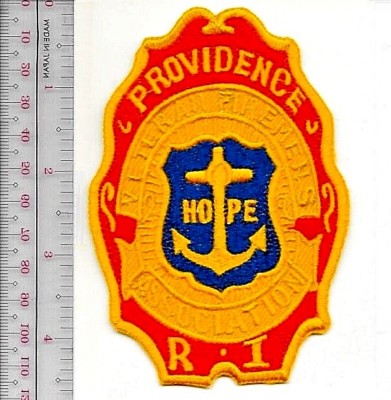 Providence Fire Department PFD Veteran Firemen's Association Cloth Hat ...