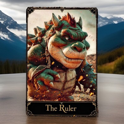 Bowser Holo Trading Card ~ Limited Edition Mario Classic Vintage ...