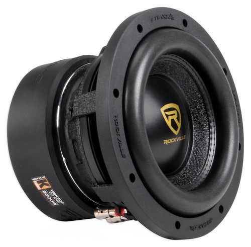 Rockville W8K9D2 8" Inch 2000w Car Audio Subwoofer Dual 2-Ohm Sub CEA ...