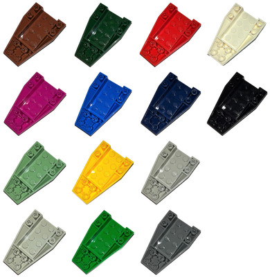 LEGO 43713 Keilstein Wedge 6x4 Dreifach Invers Gebogen (FARBE + MENGE ...