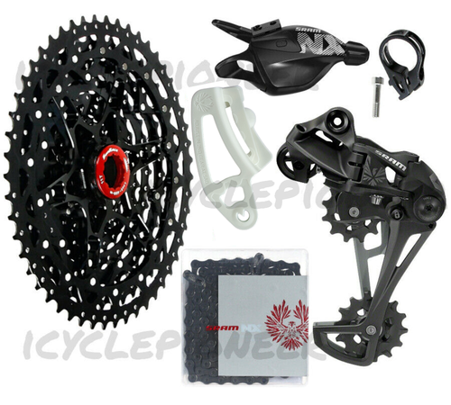 SRAM NX Eagle (4pcs) Groupset 12-speed with SunRace CSMZ800 11-51T ...