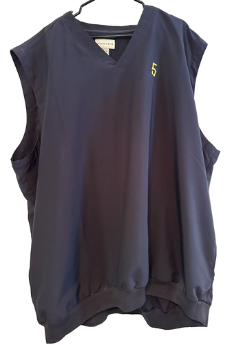 Cutter & Buck Golf Vest CB Black Men's Windbreaker Size 3XB | eBay