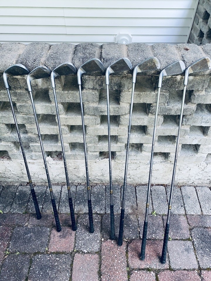 Macgregor Iron Set 3 4 5 6 7 8 9 PW RH Mac Trac Oversize Golf Clubs Lot ...