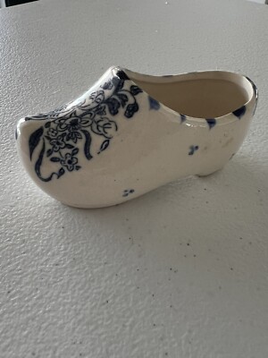 Ceramic Dutch Shoe Blue Japan FIGURINE KNICK/KNACK SUCCULENT PLANTER | eBay