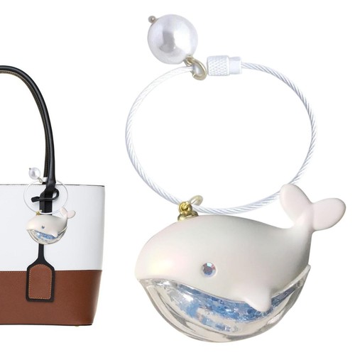 Whale Keychain Small Acrylic Blue Whale Keyring Pendant Colorful 1-5PCS ...