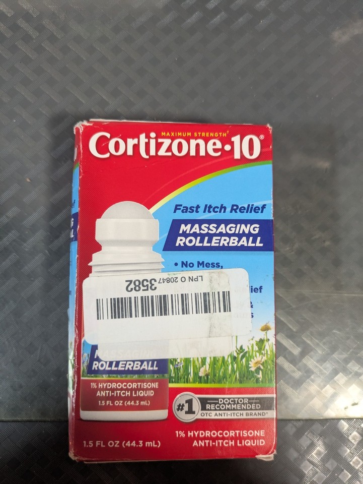 Cortizone-10 Fast Itch Relief 1% Hydrocortisone Liquid Massaging ...
