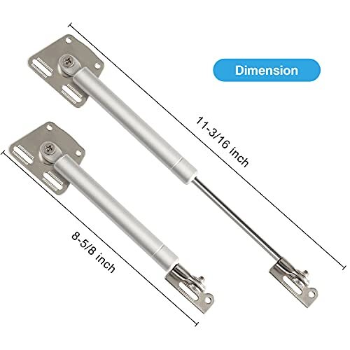 100N/22lb Gas Spring Hinge Slow Down Drop Leaf of Cabinets Desks Slowly ...