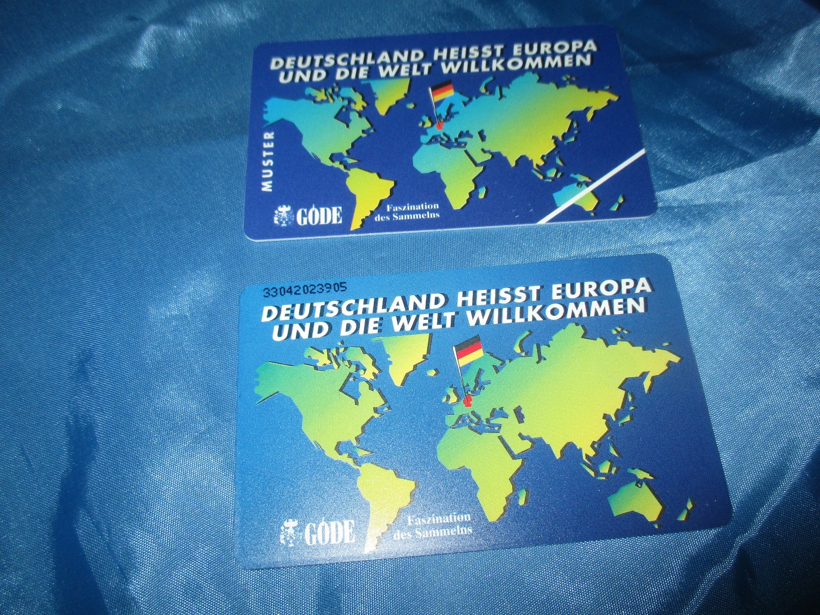 Telefonkarten , Europa Muster - Karte , 3 ECU / 6 DM , Göde Sammler ...