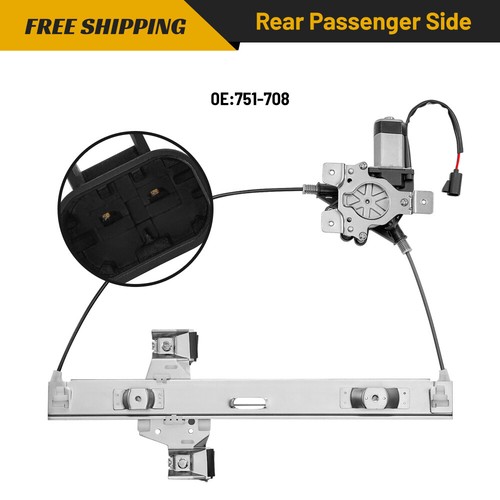 Rear Right Side For 2003-2009 Hummer H2 Power Window Regulator w/ Motor ...