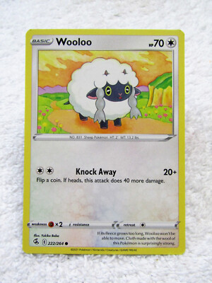 Wooloo 222/264 Regular Pokemon TCG Card | eBay