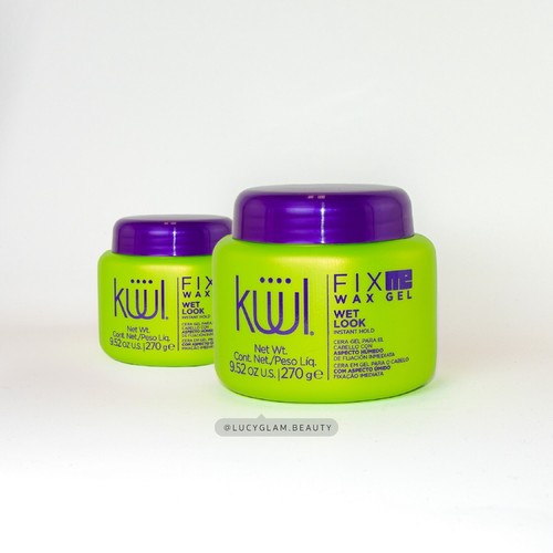 Kuul Fix Me Wax Gel WET LOOK Instand Hold Hair Product (2 Pack 9.52 OZ ...