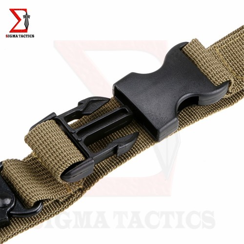 Three 3 Point Tactical Rifle Sling Adjustable 1.2" Shotgun Strap System ...
