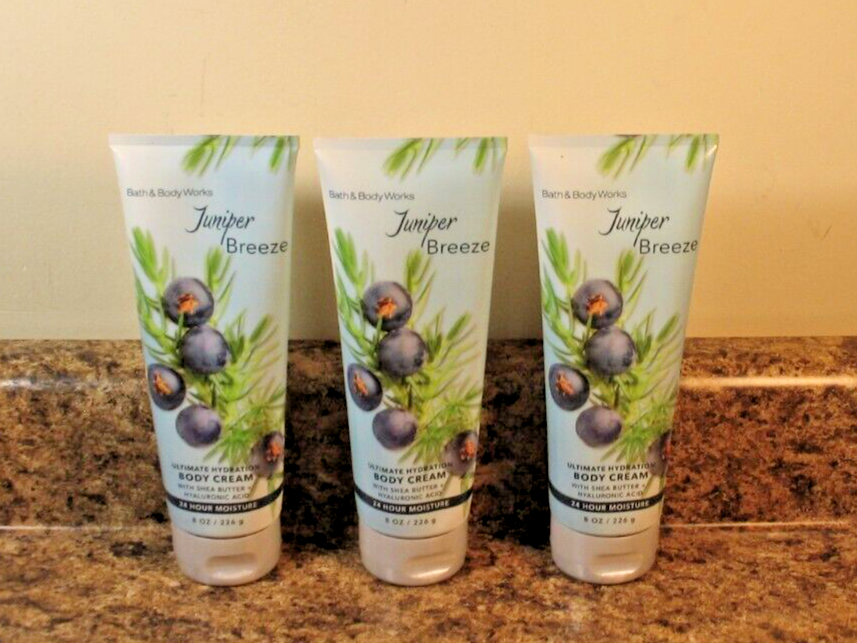 Bath & Body Works Juniper Breeze Body Cream LOT OF 3 NEW | eBay