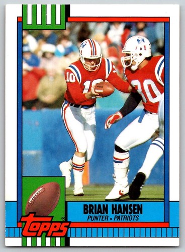 1990 TOPPS TRADED BRIAN HANSEN NEW ENGLAND PATRIOTS #100T | eBay