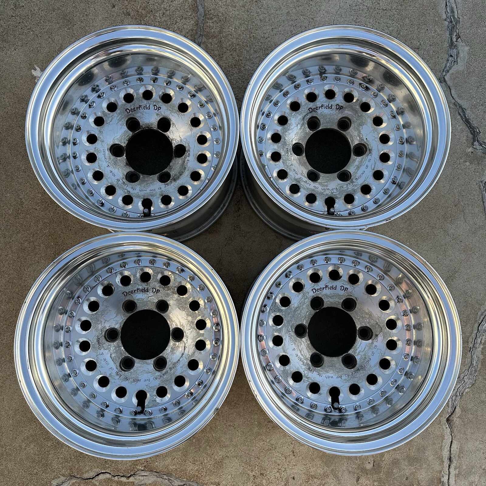 15" 6x139 JDM Work 5 Spoke Wheel Toyota Montero Datsun Landcruiser Repu ...