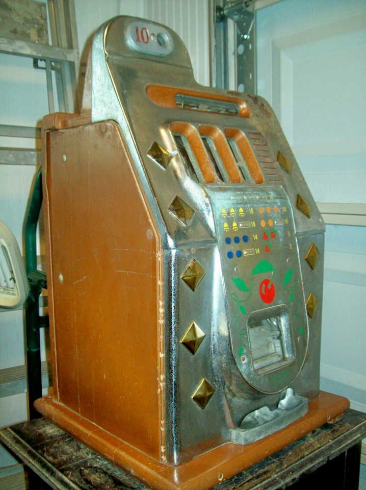 1930s Mills Diamond Front Dime Slot Machine - NO SHIPPING, Pick Up in ...