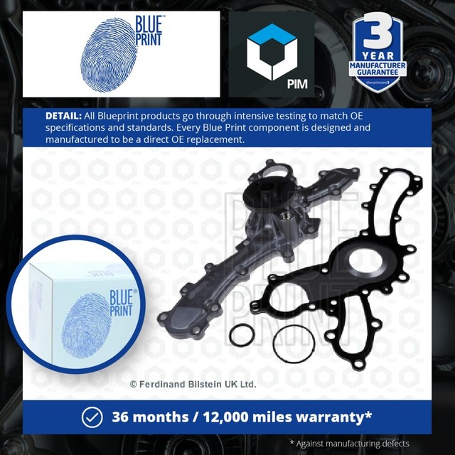 Water Pump Fits Lexus Gs450h 3.5 2006 on Coolant ADL 1610039435 ...