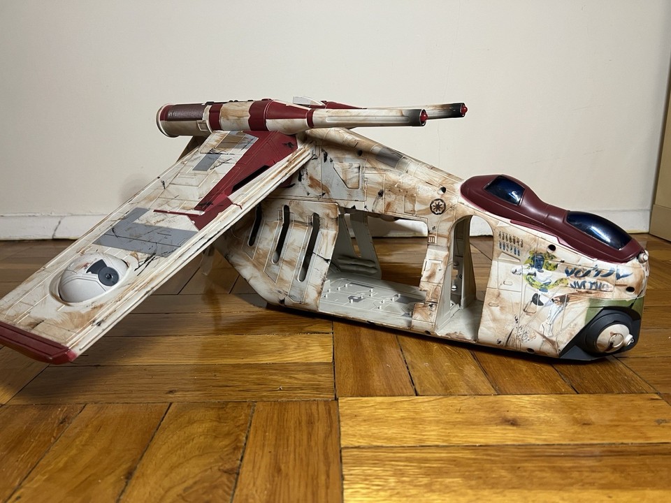 Star Wars Republic Gunship Lucky Lekku Clone Wars 2008 Walmart ...