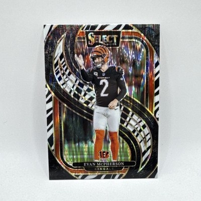 2024 Panini Select Evan McPherson Zebra Shock Premier Level SSP #156 ...