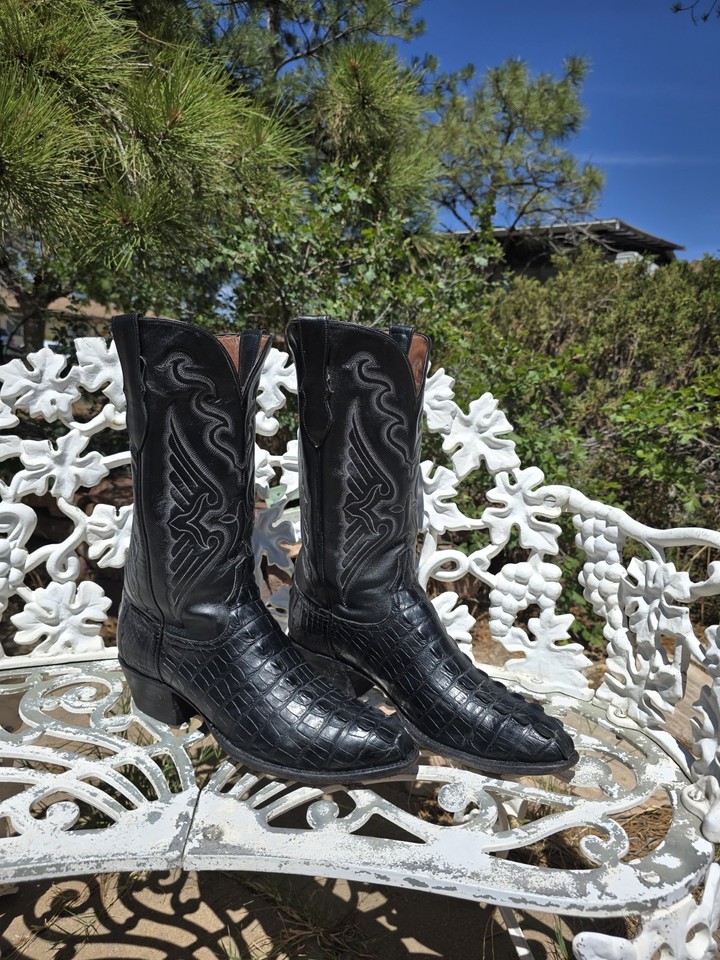10.5D RODNEY AMMONS GIANT 🔥 ALLIGATOR 🔥 TAIL VTG CUSTOM COWBOY WESTERN ...