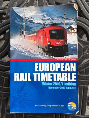 Thomas Cook European Rail Timetable Winter 2010/11 edition | eBay