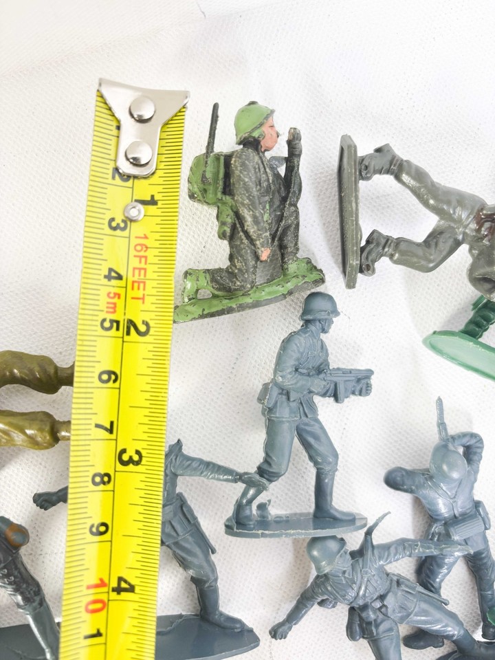 Vintage Plastic Toy Soldiers WW2 US German Japanese & Others Matchbox ...