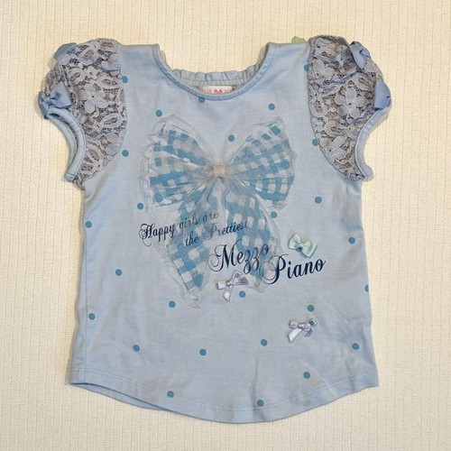 Mezzo Piano Light Blue Ribbon Top | eBay