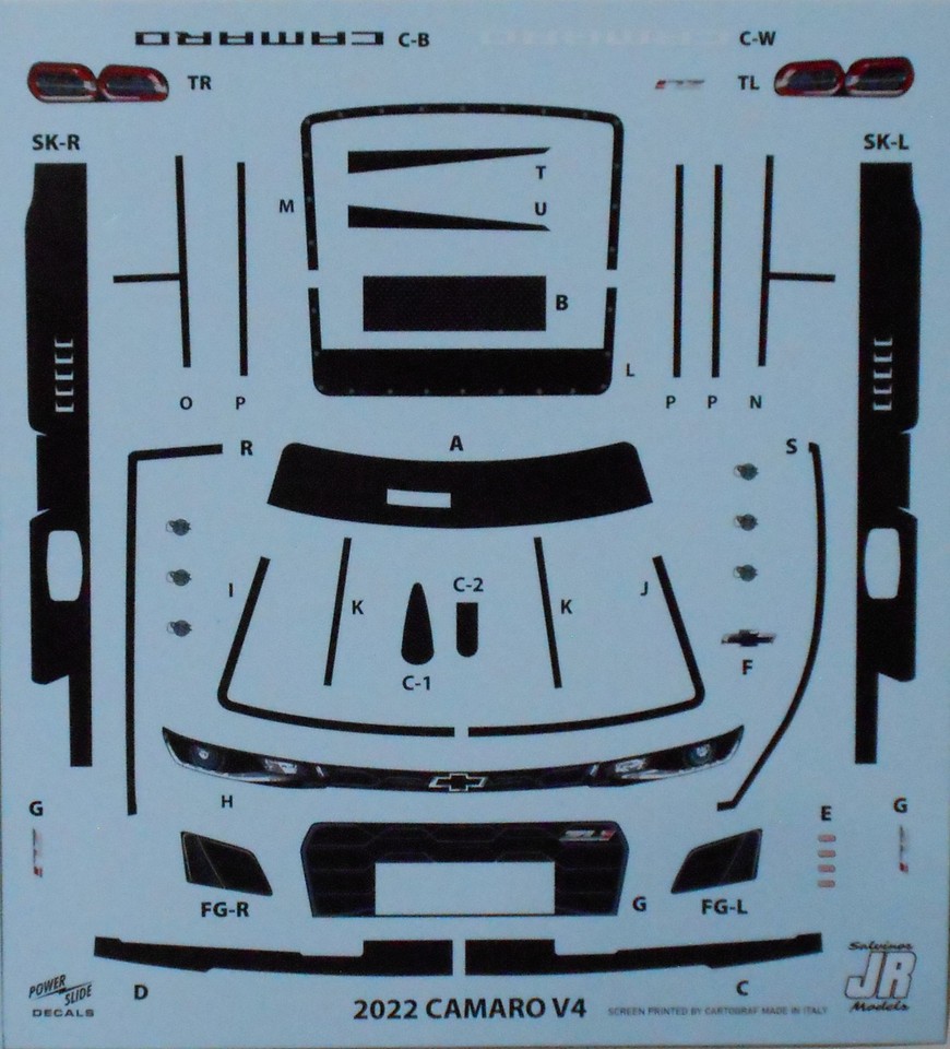 NASCAR DECAL #40 TRAVELLER WHISKEY 2025 CHEVROLET CAMARO J ALLGAIER ...