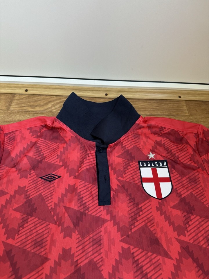ENGLAND 1990 FOOTBALL SHIRT UMBRO JERSEY SIZE ADULT XL block core | eBay