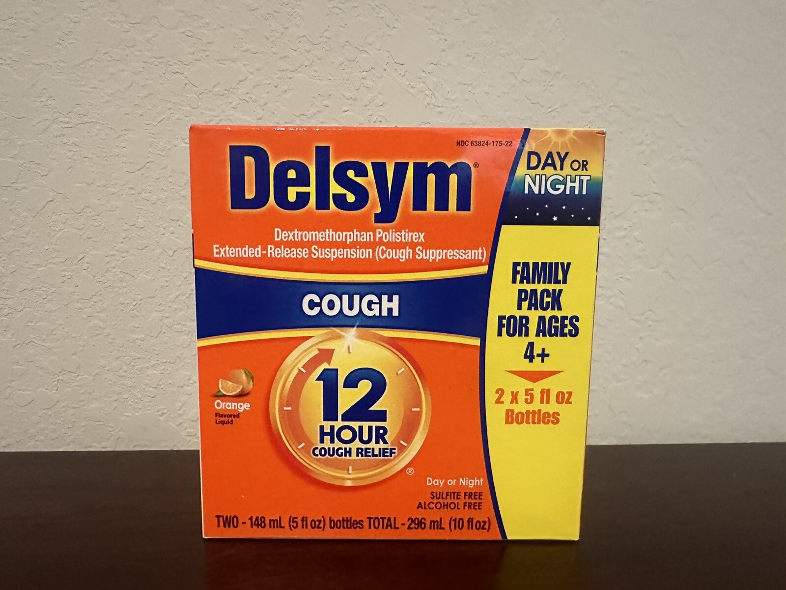 Delsym Cough Suppressant Syrup 12 Hour Relief 5 FL Oz for sale online ...
