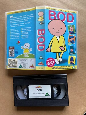 VHS VIDEO BOD Complete series 13 Stories 60 min childrens programme ...