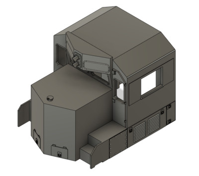 Z Scale Train Parts - Norfolk Southern Admiral Cab | eBay