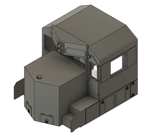 Z Scale Train Parts - Norfolk Southern Admiral Cab | eBay