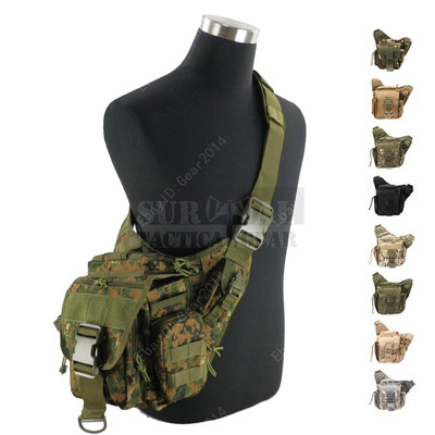 Military Tactical Molle Camo Durable Saddle Hunting Camping Camera ...