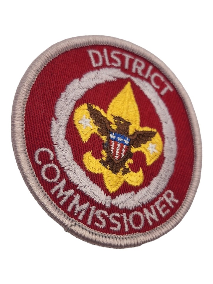 District Commissioner Emblem Badge Boy Scout BSA Patch STICKY BACK ...