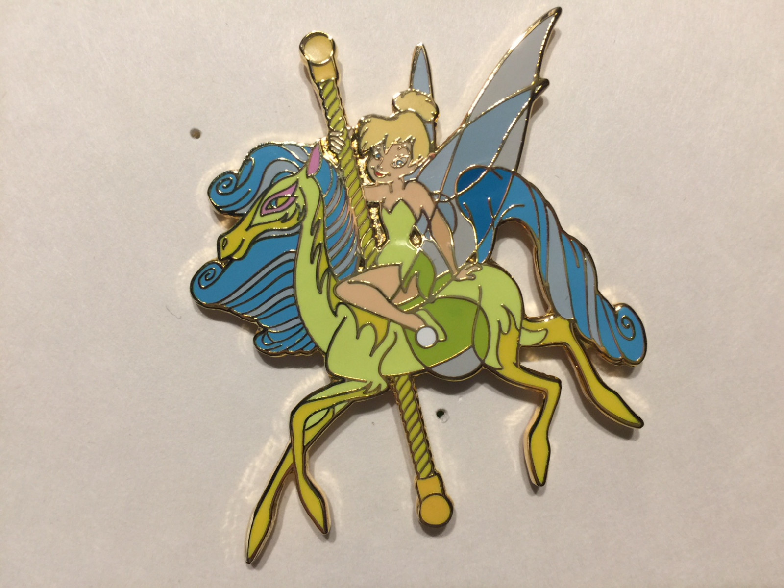 Disney Auctions Carousel Horse Tinker Bell LE 1000 Tinkerbell Peter Pan ...