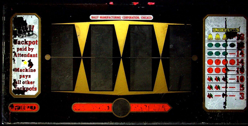 1980s Las Vegas Vintage Bally Slot Machine Glass Retired Chicago ...
