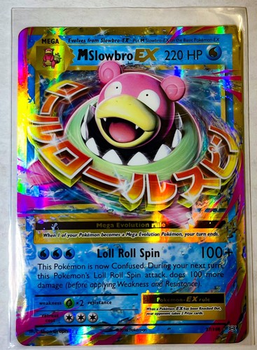 MEGA M SLOWBRO EX 27/108 Evolutions Ultra Rare Pokemon Card Near Mint ...