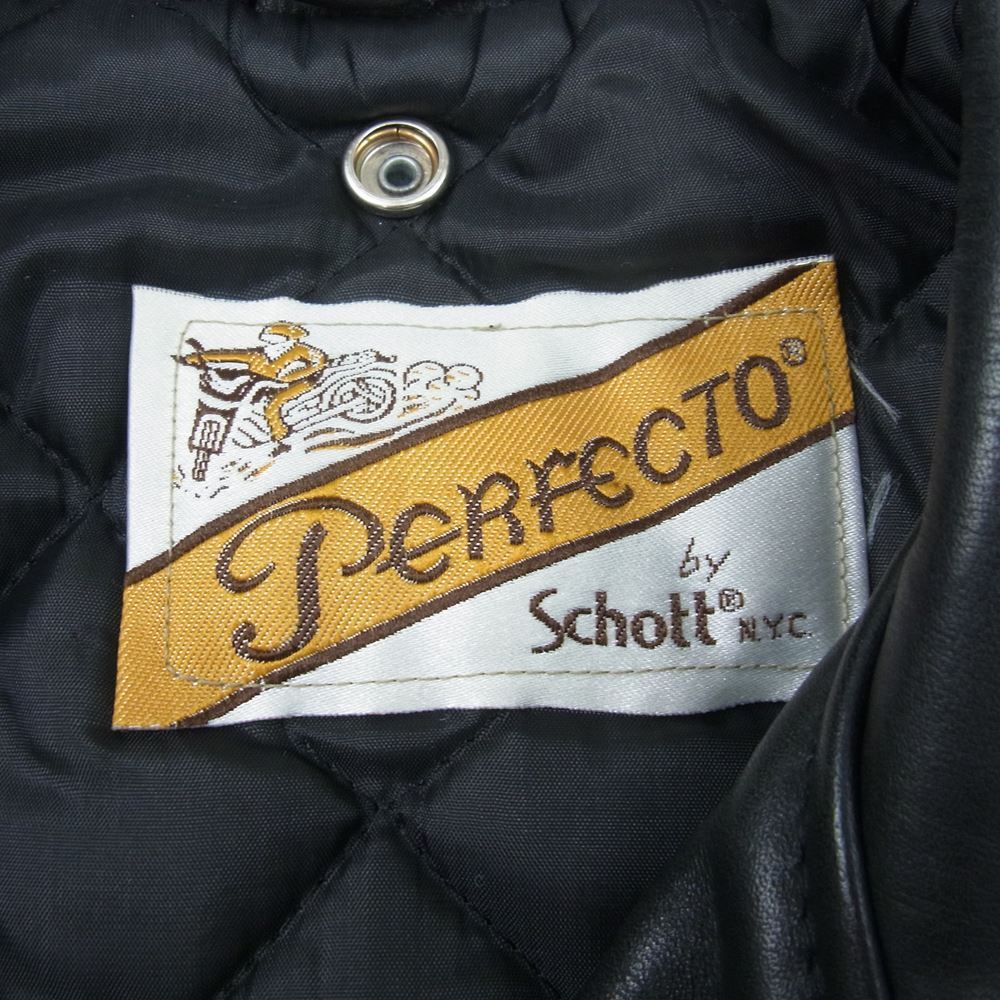 Schott Shot Leather Jacket Double Riders 618 90S Bike… - Gem