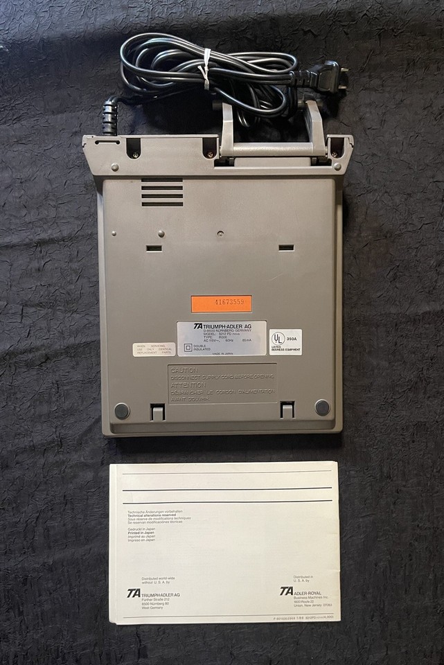 TA Adler-Royal CARAT Print Display Calculator Commercial Adding Machine ...